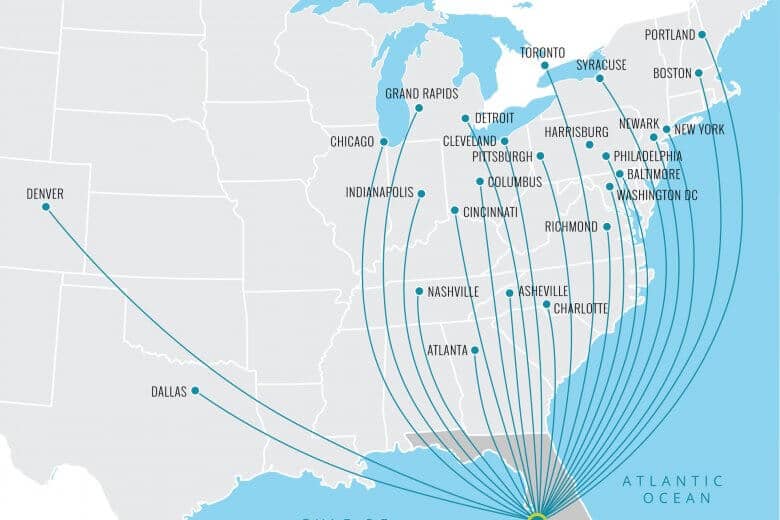 Sarasota Bradenton International Airport (SRQ) Direct Flights